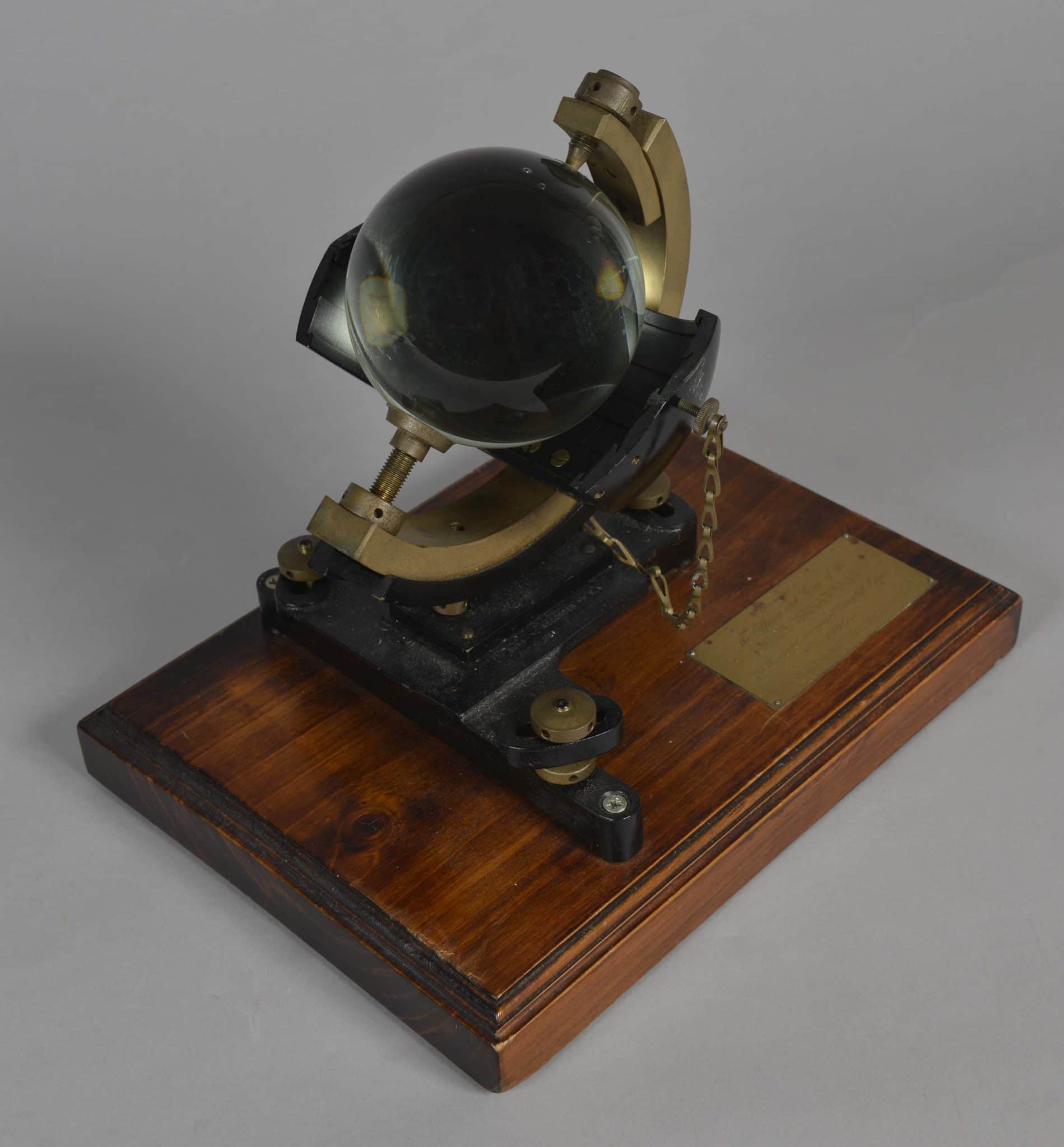 Sunshine recorder — National Museum of the Royal New Zealand Navy