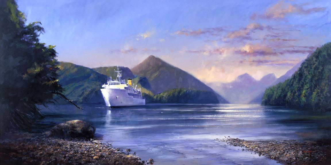 Celebrating 80 years of New Zealand Navy with official artist Colin Wynn.