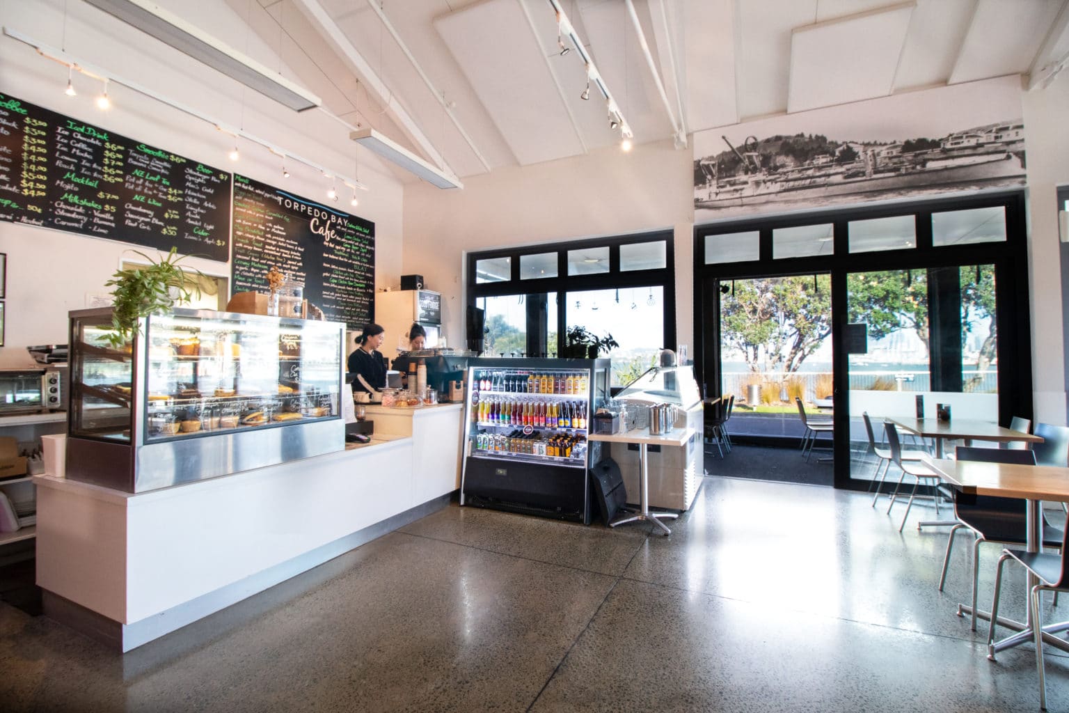 Torpedo Bay Café — National Museum of the Royal New Zealand Navy