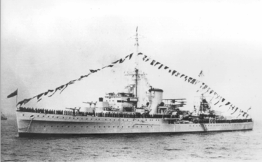 HMS/HMNZS Leander (Leander-class Cruiser) — National Museum of the ...