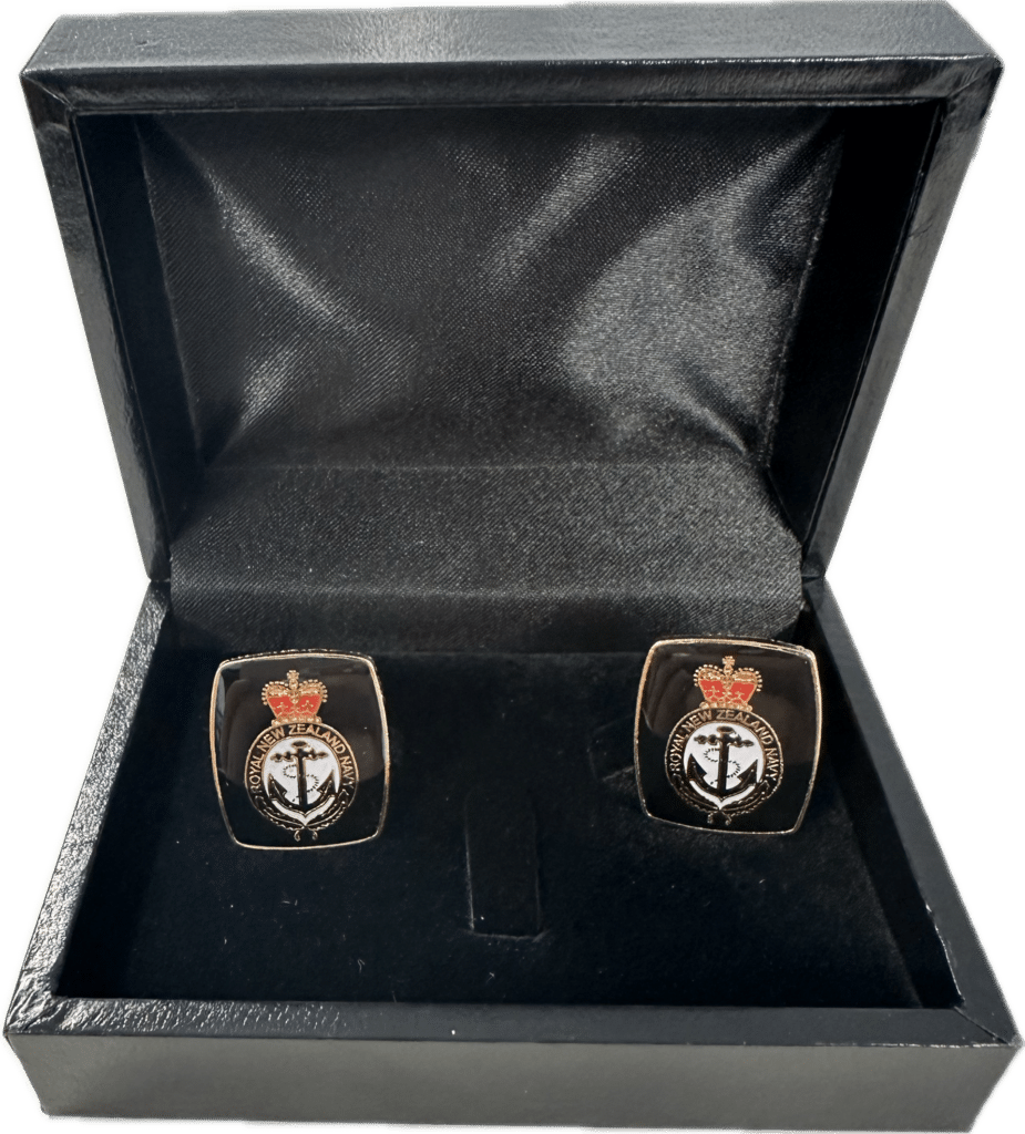 RNZN Crest Cufflinks — National Museum of the Royal New Zealand Navy